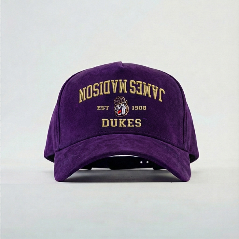 JMU Dukes Suede Upside Down Hat – UPSIDE